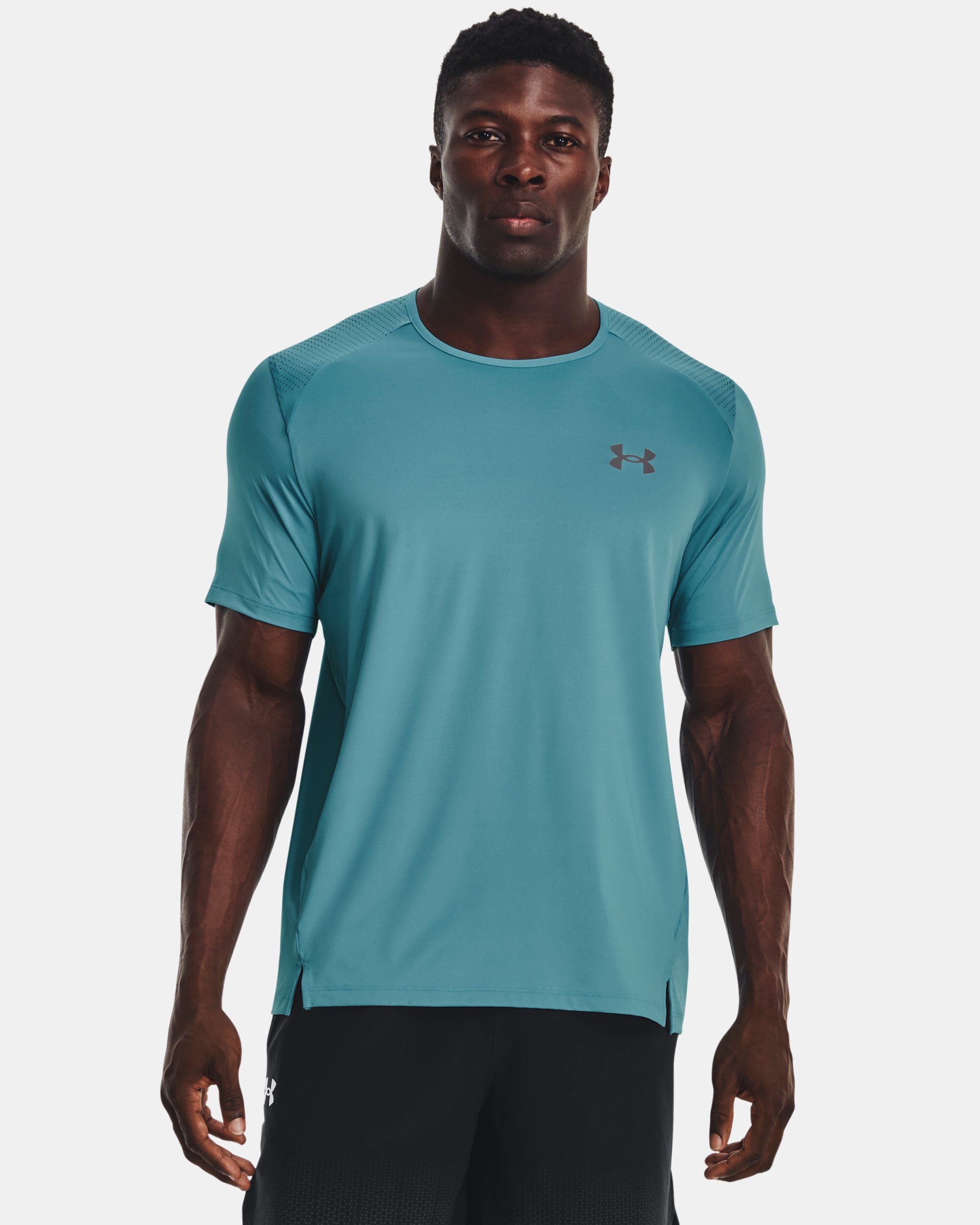 Buy Men's UA ArmourPrint Short Sleeve Blue in KSA | Under Armour