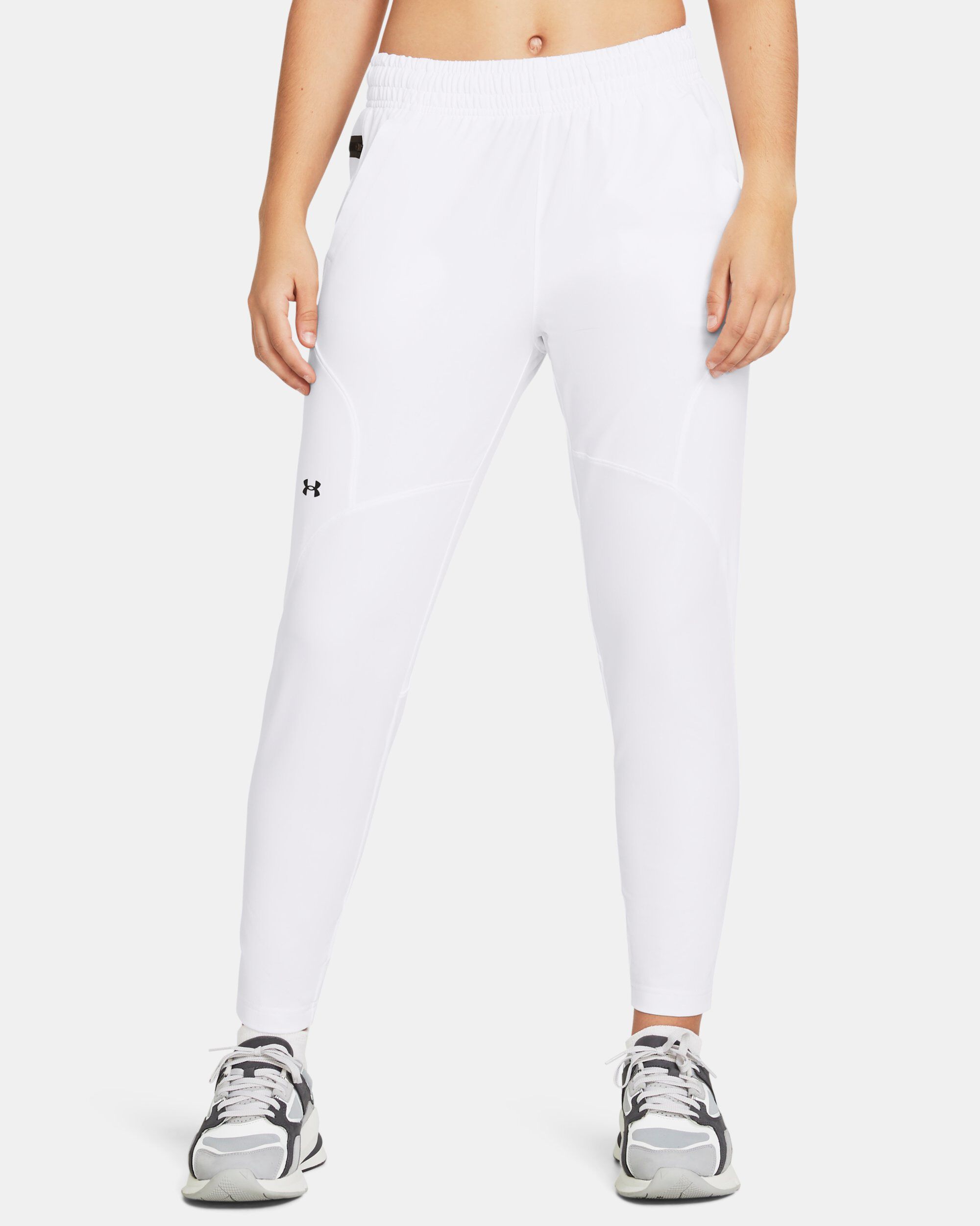 Buy Women's UA Unstoppable Hybrid Pants White in KSA | Under Armour