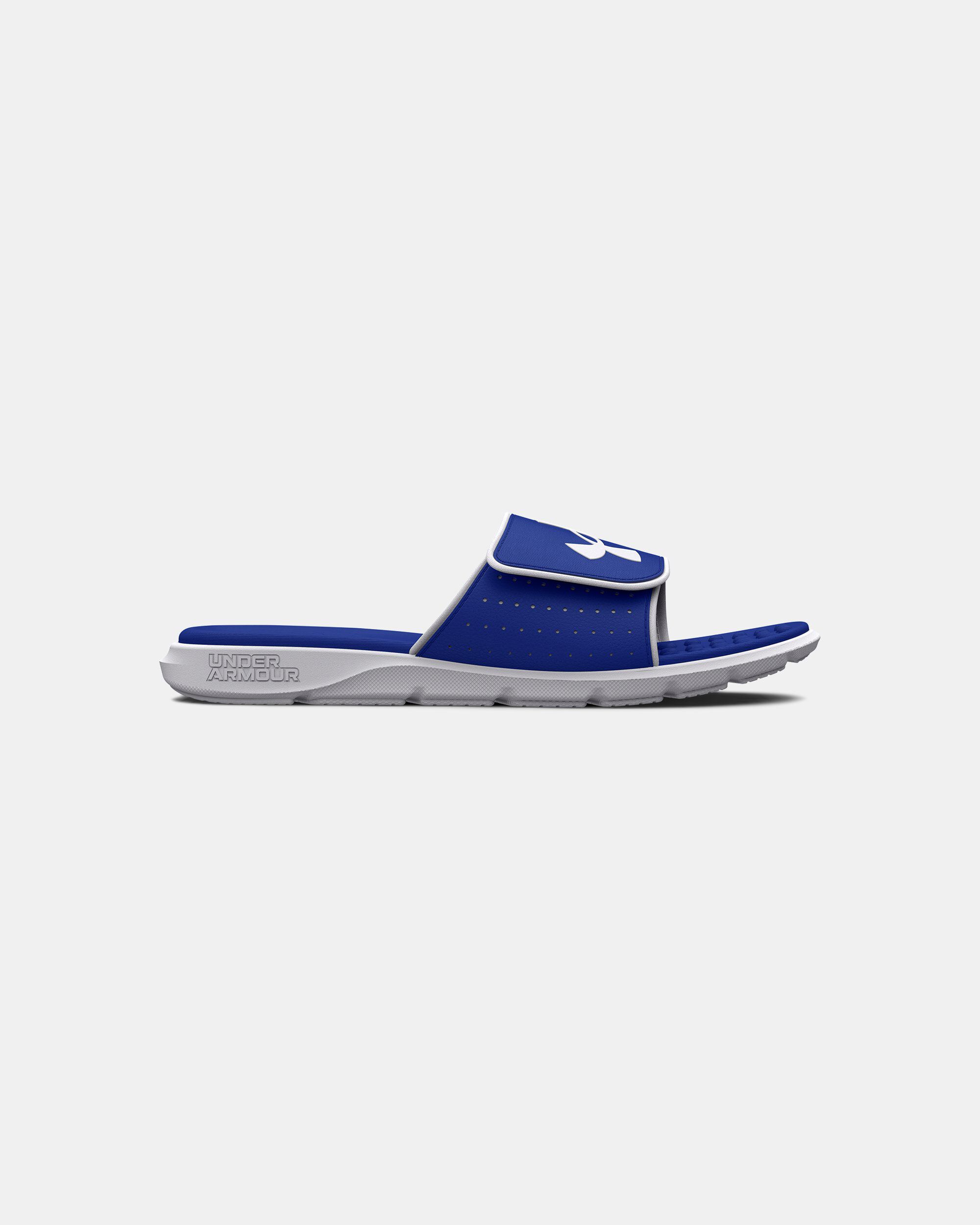 Buy Men's UA Ignite Pro Slides Blue in KSA | Under Armour